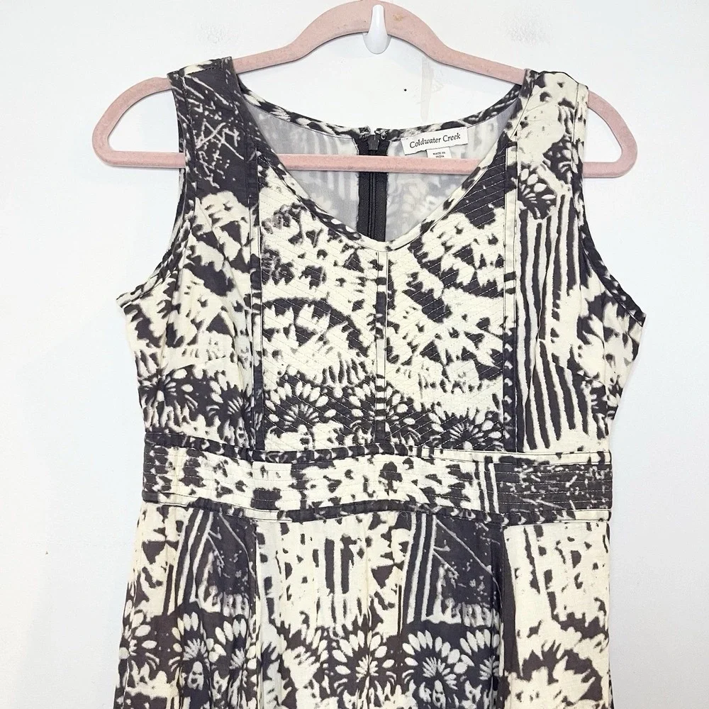 Coldwater Creek | Dresses | Coldwater Creek Quilted Metallic Abstract ...